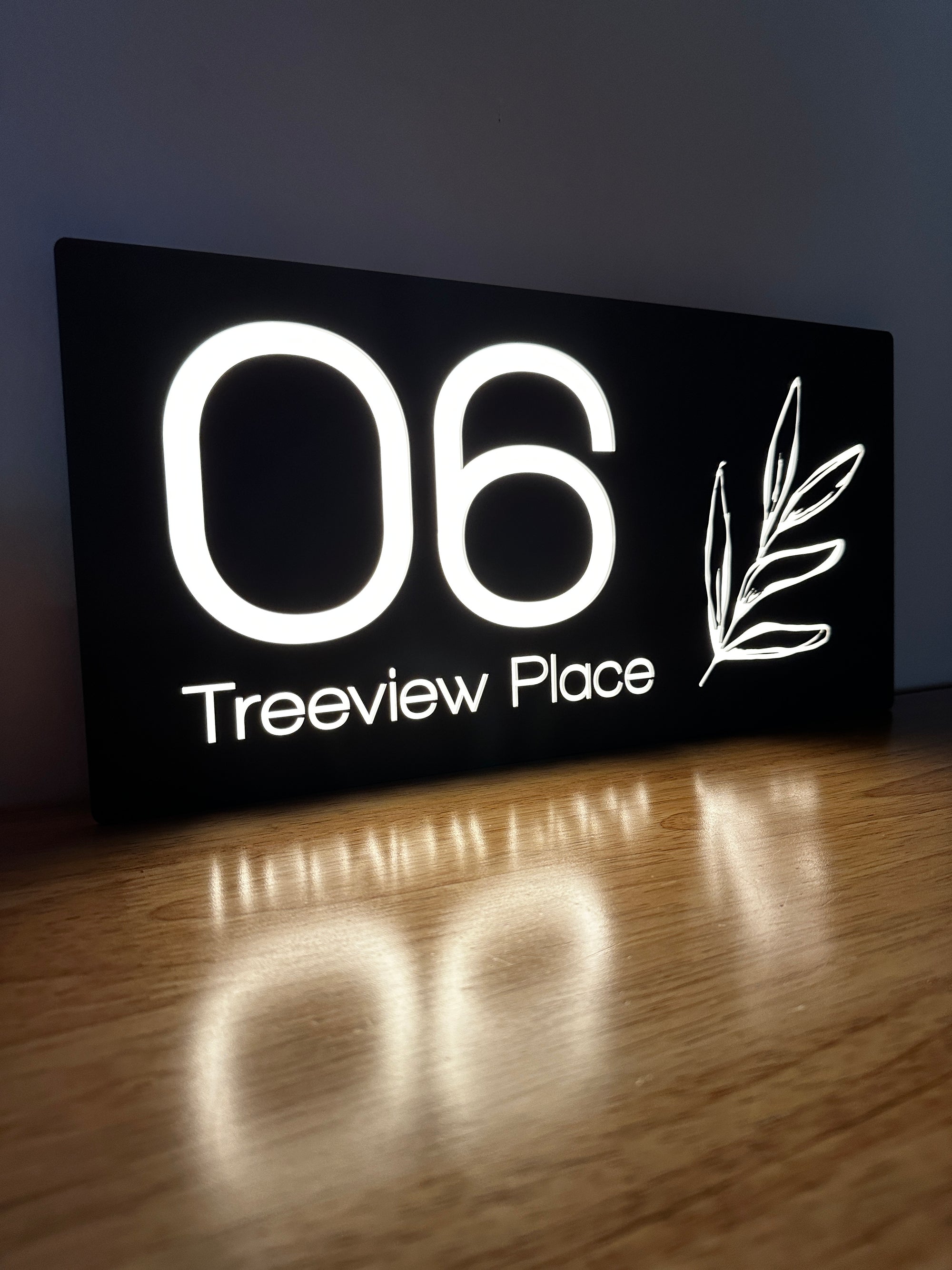 Laserd - Modern House Number Signage