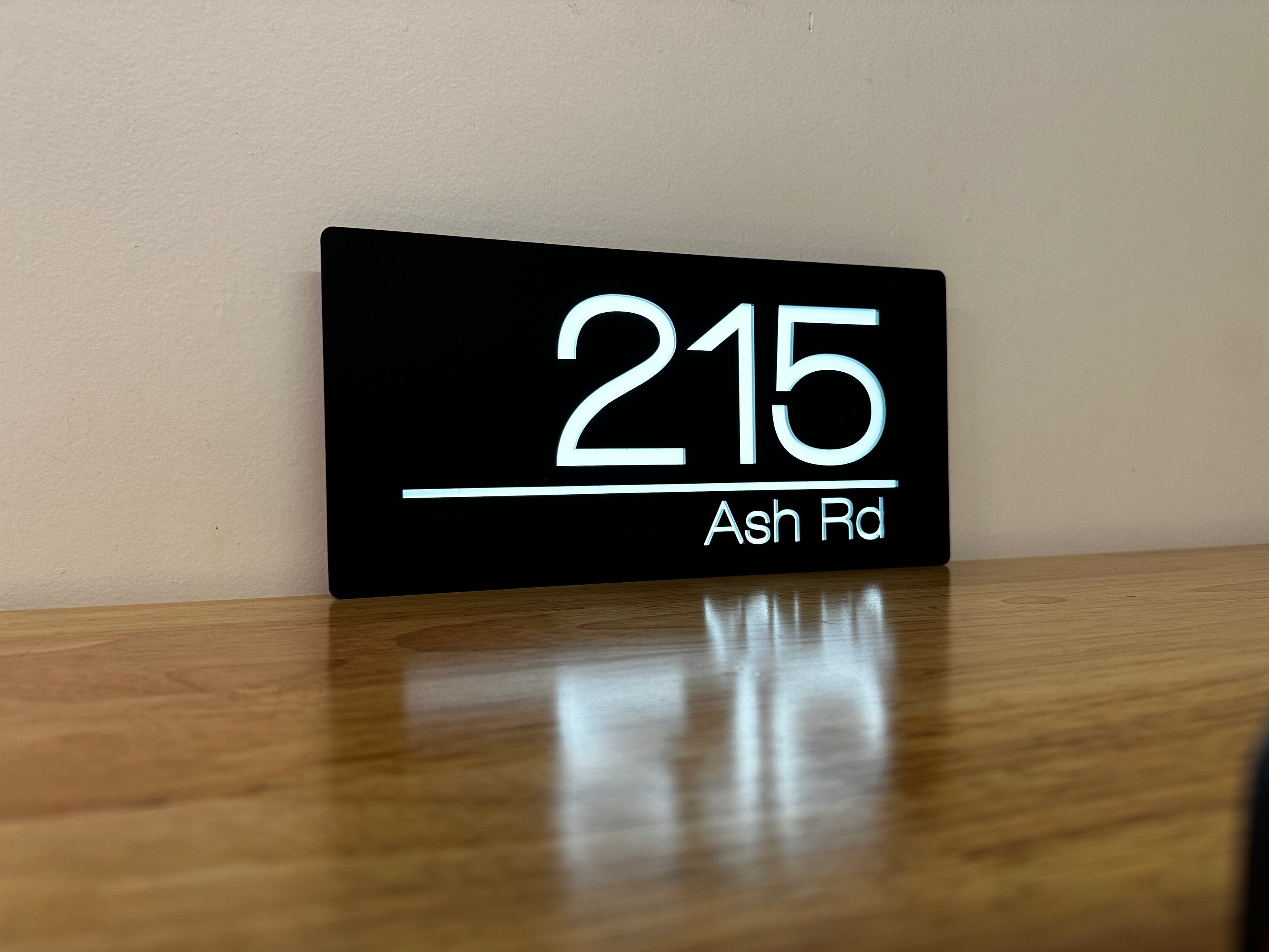 Laserd - Modern House Number Signage