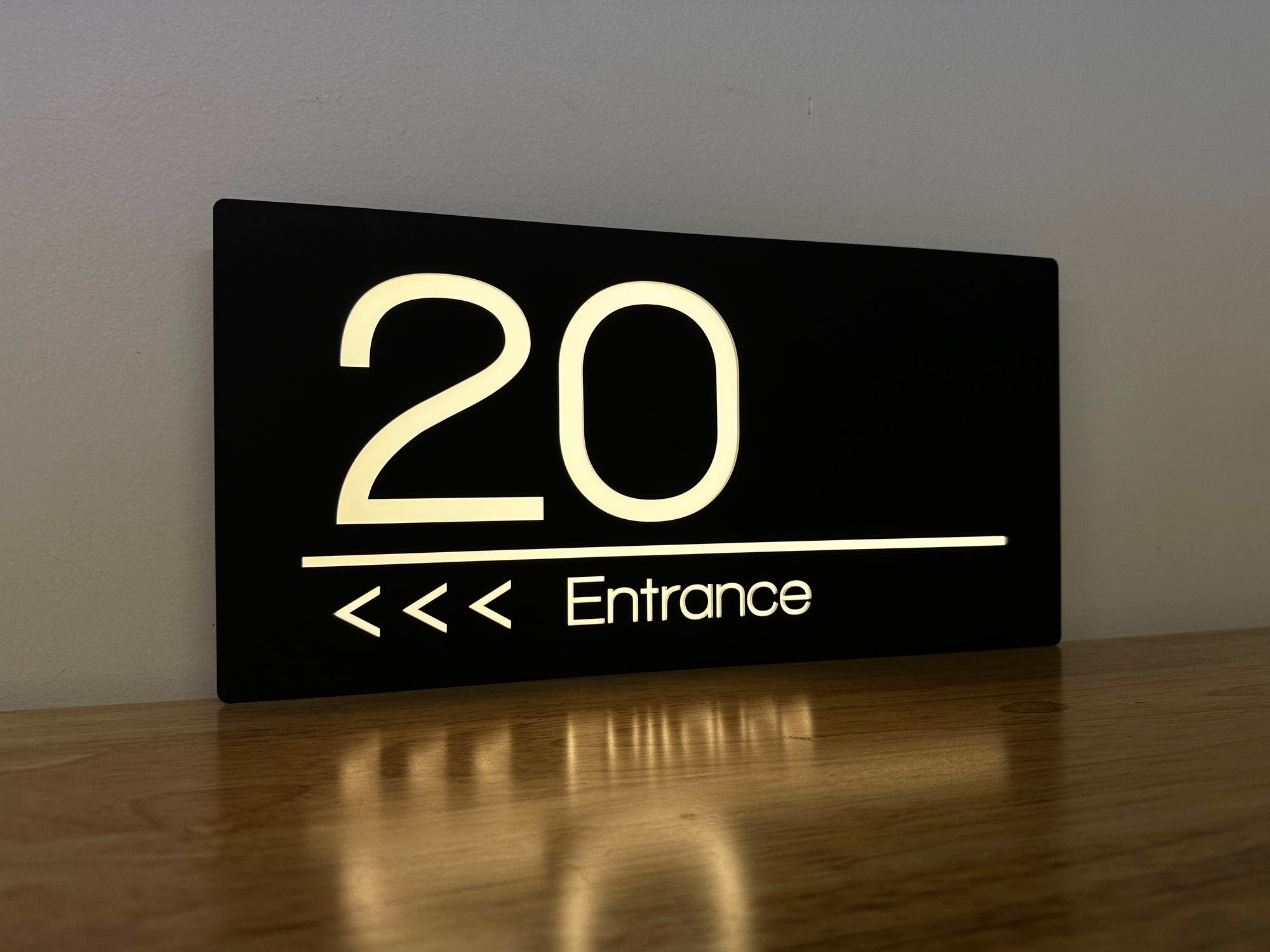 Laserd - Modern House Number Signage