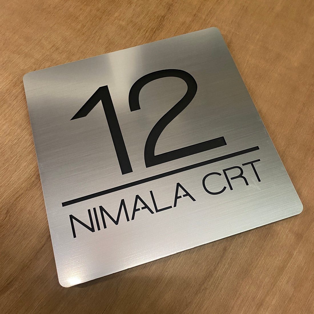 Laserd - Modern House Number Signage