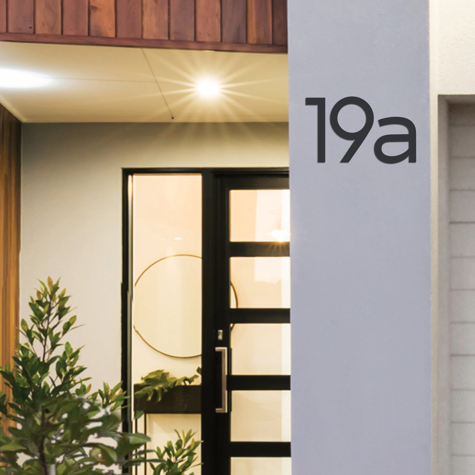 Laserd - Modern House Number Signage