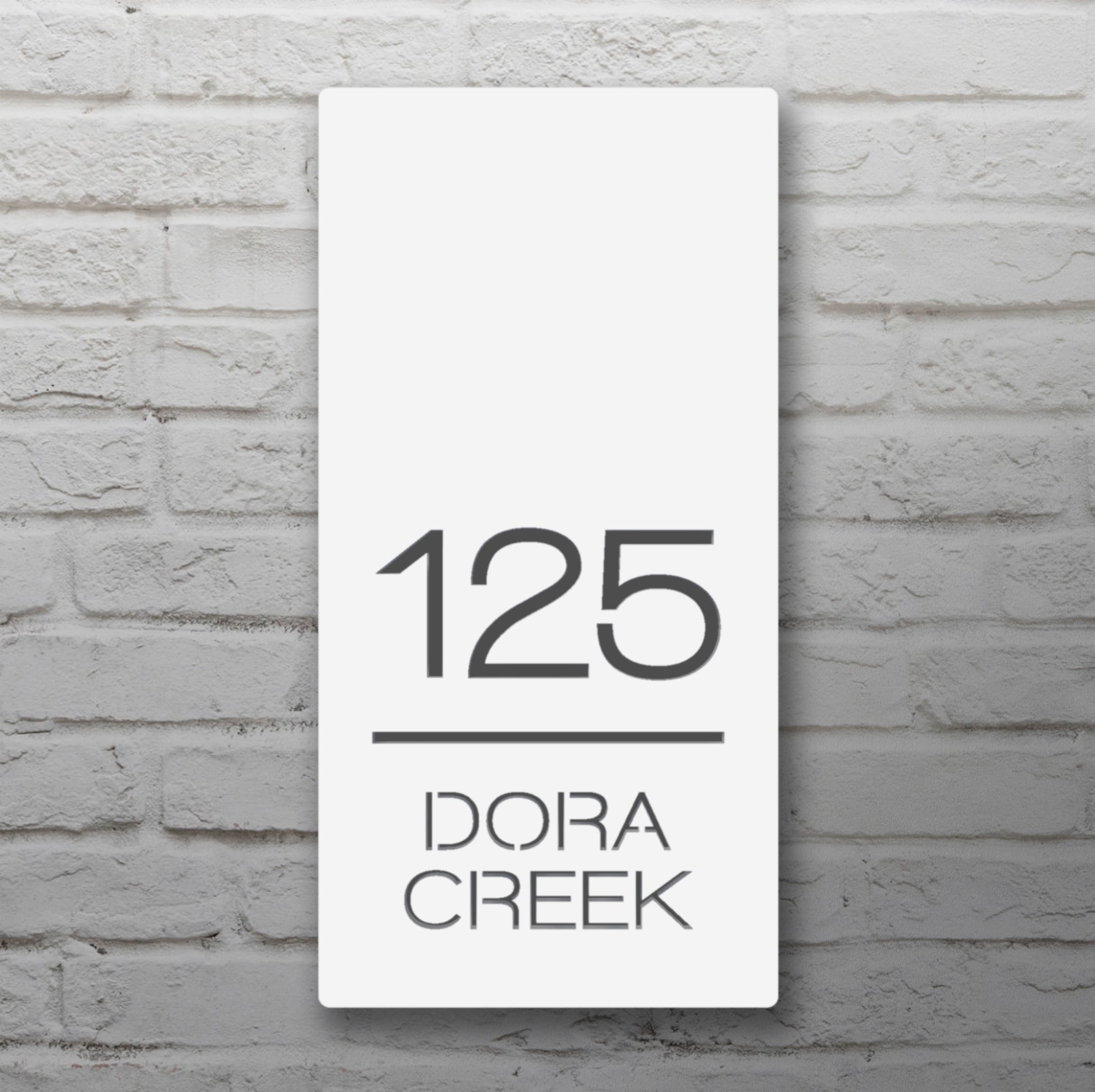 Premium House Number - Portrait - Style 1 – Laserd
