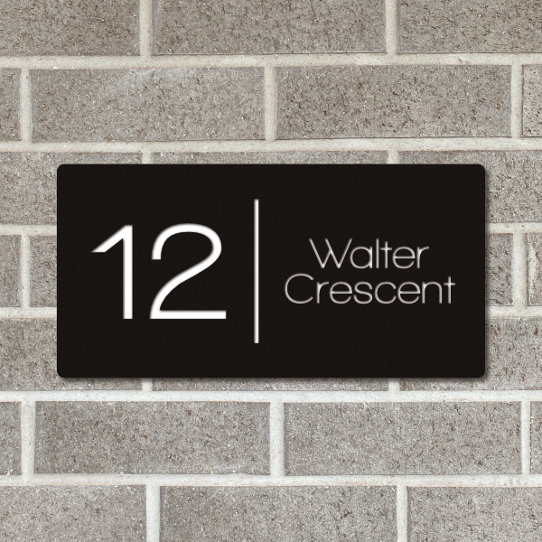 Premium House Number - Landscape - Style 2 – Laserd